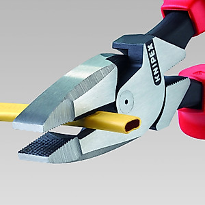 Knipex Tools LP - 0901240SBA 9.5-Inch Ultra-High Leverage Lineman's Pliers