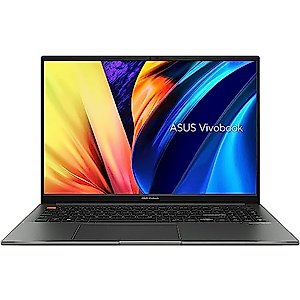 ASUS Vivobook 15.6" 3K (2880x1620) Laptop 2023 | Intel i7-12700H 14-Core | Iris Xe Graphics | Backlit Keyboard | Fingerprint | Thunderbolt 4 | HDMI 2.1 | WiFi 6E | 16GB DDR4 512GB SSD | Win11 Home