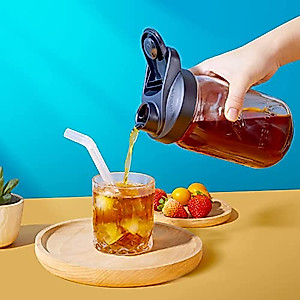 Mason Jar Flip Cap Lid with Airtight, Leak-Proof Seal and Easy Pour Spout - Wide Mouth (Jar Not Included)