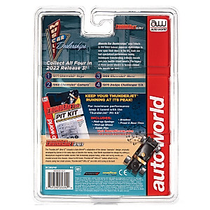 Auto World Thunderjet Mr. Norm's Grand Spaulding Dodge - 1970 Dodge Challenger T/A (Yellow) HO Scale Slot Car