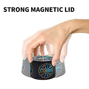 Grinder 2.5 inch Aesthetic Moon, Tree of Life Grinder (Gold)