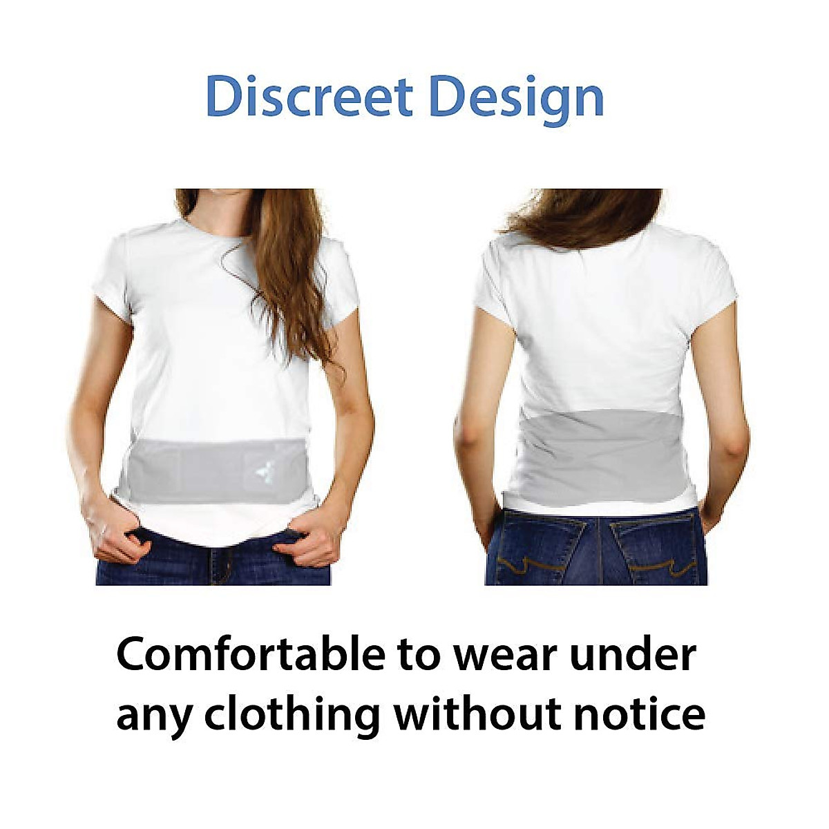 AllyFlex Sports® Lightweight Back Brace Under Clothes Breathable Honeycomb Mesh & Dual Lumbar Pads for Lower Back Pain Relief, Adjustable Straps for Optimal Lower Back Support - XL/XXL