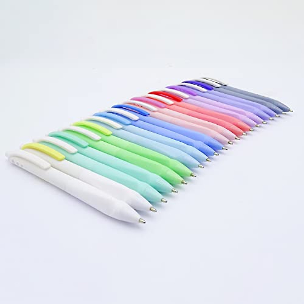 COLNK 12 Assorted Colored Ballpoint Pens | 1.0mm Grip