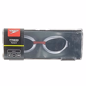 Speedo Adult Aquapure Goggle - Red/smoke