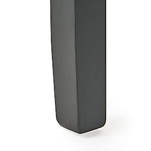 Christopher Knight Home Portman Leather Backless Barstools, 2-Pcs Set, Brown