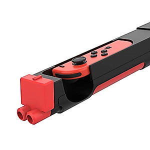 GH Joy con Gun Controller for Nintendo Switch (OLED) Shooting Games, Resident Evil, Cabela's, Sniper Elite, Doom, Hunting Simulator, Wolfenstein, Payday, Joycon Gun Grip Black