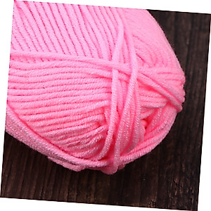 Homoyoyo Cotton Yarn Cone Cotton Yarn for Crocheting Knitting kit Fuzzy Yarn Knitting Yarn Cone Acrylic Yarn Crochet Yarn Chunky Yarn for Crocheting Blanket Yarn Baby White Yarn coarse Wool