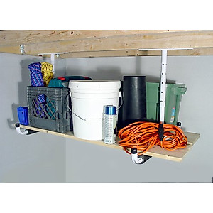 Lehigh H13010 Two Way Adjustable Overhead Storage Hanger, Grey,Large
