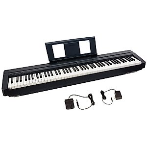 Yamaha P45 88-Key Weighted Action Digital Piano + Sustain Pedal and Power Supply (Renewed)