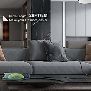 Extra Long iPhone 13 USB C Charger Cable 26FT/8M, [Apple MFi Certified] USB-C to Lightning Cable, Power Delivery Fast Charging iPhone Cord for iPhone 13 Pro 12 Pro Max 12 11 X XS XR 8 Plus