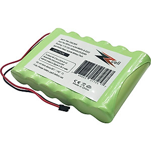 ZZcell® Battery Replacement for DSC Impassa SCW9057 Control Panel, 6PH-H-4/3A3600-S-D22 Alarm System 7.2V 3600mAh (Note: Check Part No. Before Purchase) Battery Will Fully Charge Once Installed.
