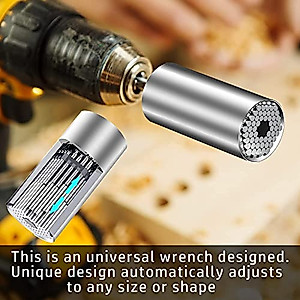 Gifts for Men,Stocking Stuffers for Men Mens Gifts for Christmas Mens Stocking Stuffers Universal Socket Tool - Super Socket Universal Socket Men Stocking Stuffers for Christmas Socket Wrench Set