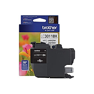 Brother® LC3011 Black Ink Cartridge, LC3011BKS
