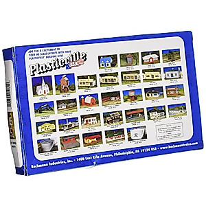 Bachmann Trains - PLASTICVILLE U.S.A. BUILDINGS – CLASSIC KITS - GAS STATION - HO Scale