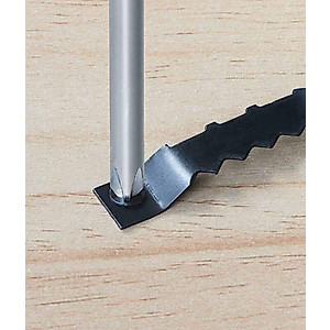 Small Screw, BLUELEC Antique Style Finish Wood Screws for Fastening Plank, Plastic Materials or Resin Plywood, 45° Flat Head, Phillips Drive, 100pcs, (2.5×6mm, 0.1×0.23inch, Black)