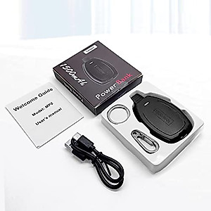 Mini Keychain Portable Charger for iPhone, Upgraded 1500mAh Power Emergency Pod, Wireless Keychain Phone Charger Emergency Power Quick Small External Mobile Battery Pack