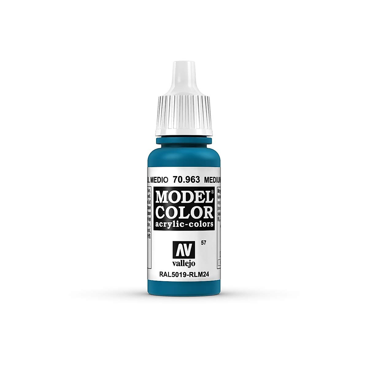 Vallejo Model Color 70963 Medium Blue (17ml)