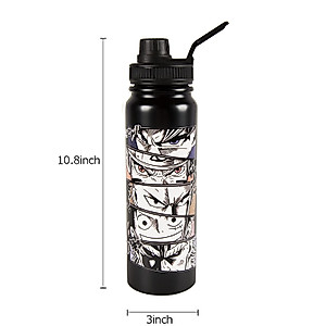 Maxerkeep japanese anime Stainless Steel Water Bottle 28oz 800ml Keeps Liquids Hot or Cold Kid School