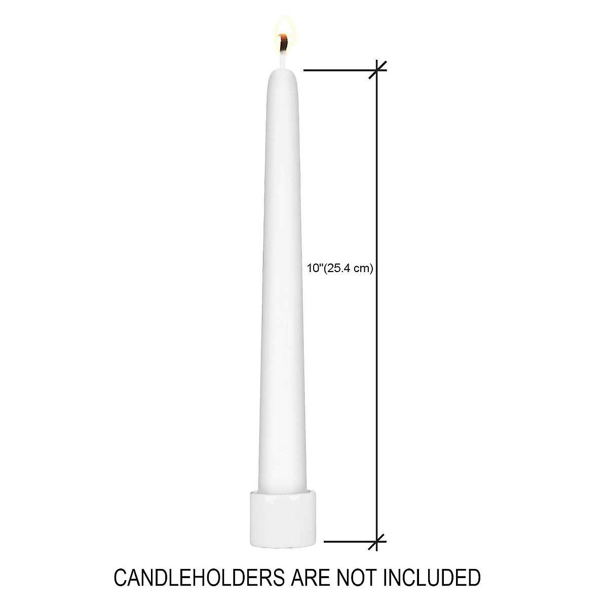Baptism Taper Candle, Unique Taper Candles, Unscented White Premium Wax, Great for Religious Celebration, Christening, Confirmation, Special Events or Gift, Velas de Bautizo (Baptism)