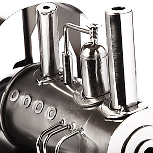 BRUBAKER Wine Bottle Holder Statue Locomotive Sculptures and Figurines Decor & Vintage Wine Racks and Stands Gifts Decoration