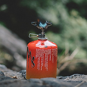 BRS Stove BRS 3000T Stove Ultralight Backpacking Stove Portable Pocket Stove Titanium Camping Gas Burner only 26g with 1 Extra Backup O-Ring