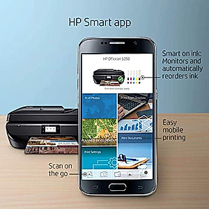 HP OfficeJet 5260 Wireless All-in-One Printer – includes 2 Years of Ink Delivered to Your Door, Works with Alexa (Z4B13A)