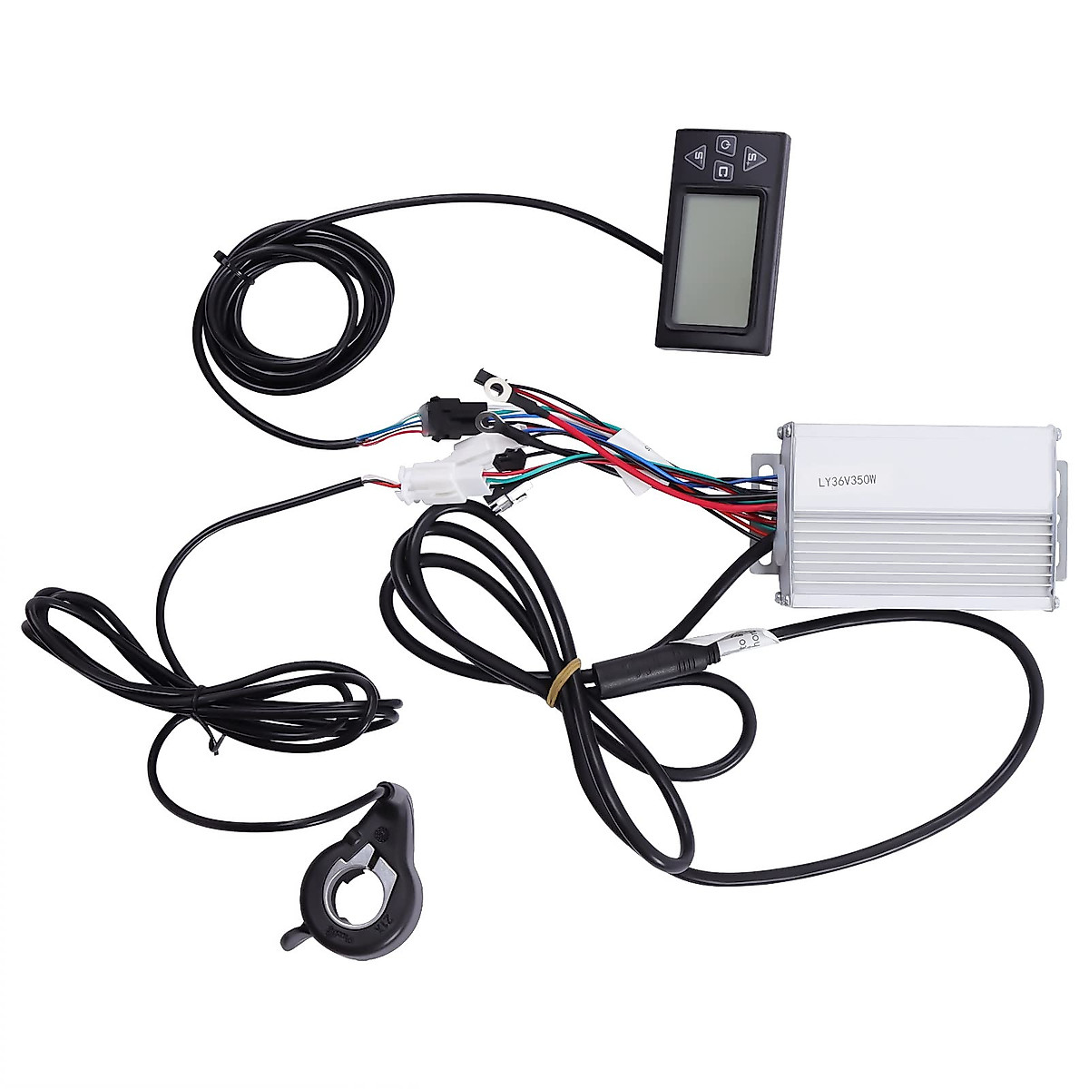 DCEHKR E-Bike Conversion Kits 36V Electric Bike Rear Hub Conversion Kit with Brushless Gear Motor 350W Electric Bicycle Conversion Kits Suitable for 20-inch Rear Wheel E-Bike