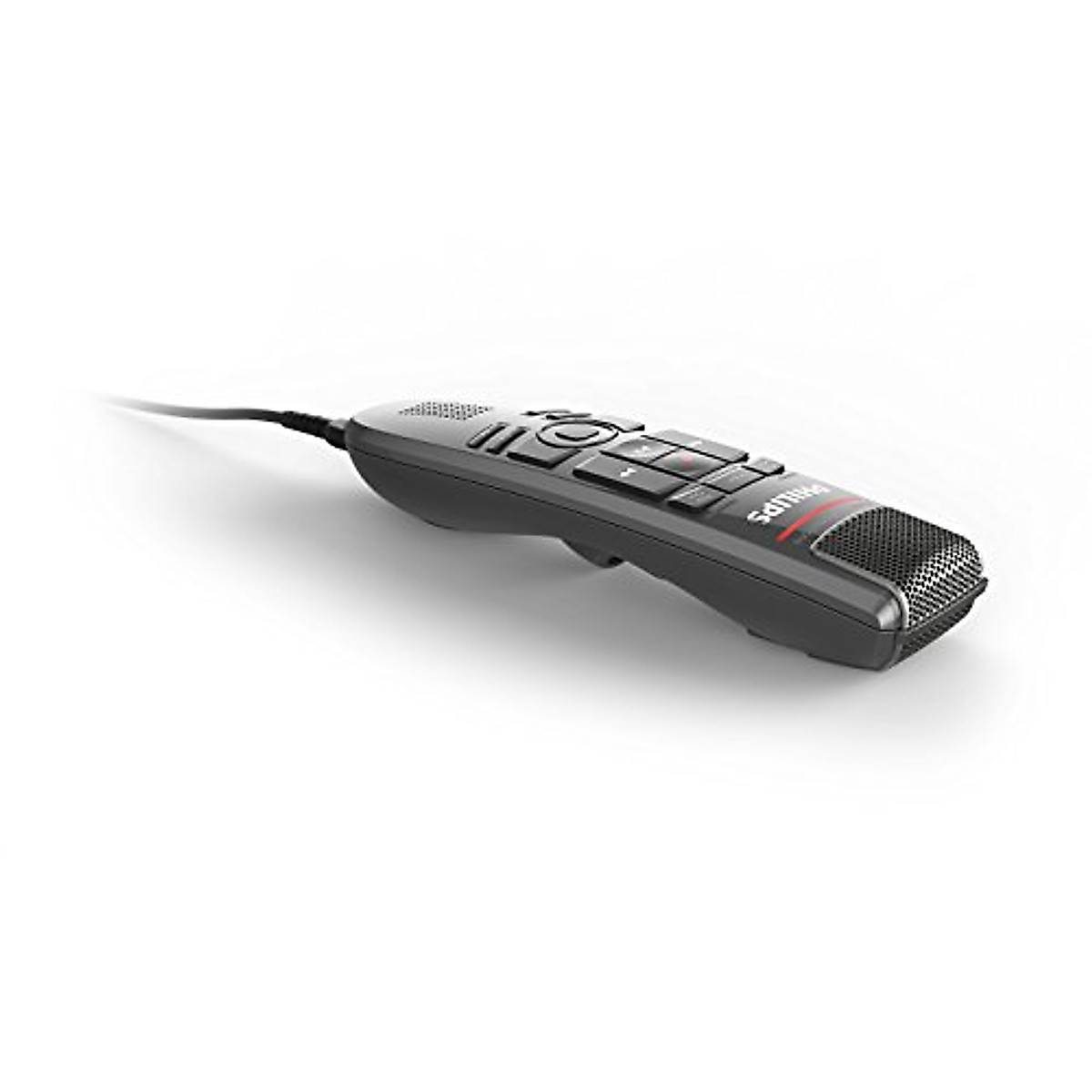 Philips SpeechMike Premium Touch USB Dictation Microphone for Crystal Clear Recording and Best Voice Recognition, Barcode Scanner, Sensory Control Panel and Press Buttons, Charcoal Grey SMP3800