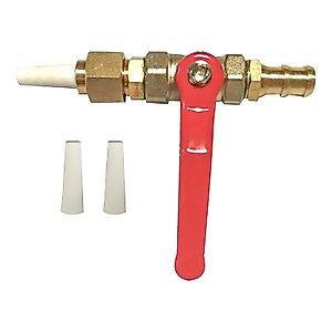 Ceramic Sandblasting Gun, Sand Blasting Gun Kit, Sandblaster Gun with Three 3/32" ID(2.4mm) Nozzle Tip Replacements, Valve Type Sandblaster Gun for Rust Eliminating