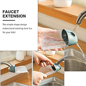 DOITOOL 4pcs Faucet Extender Children Faucet Extension Faucet Baby Guide Sink Extender Long Water Hand Washing Device Water Diverter for Bathroom Sink 4 Colors