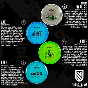 Viking Discs 8-Disc Set in Storm Plastic - Disc Golf Equipment Bulk Set