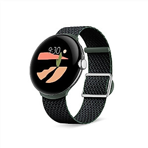 Google Pixel Watch Woven Band - Ivy - Adjustable Size