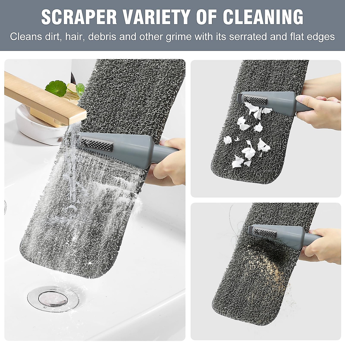 NileHome Spray Mops for Floor Cleaning, Microfiber Spray Mop with 580ml Refillable Bottle and 3 Replacement Pads Floor Mop for Household or Commercial Use Dust Mop for Hardwood Laminate Tile Ceramic