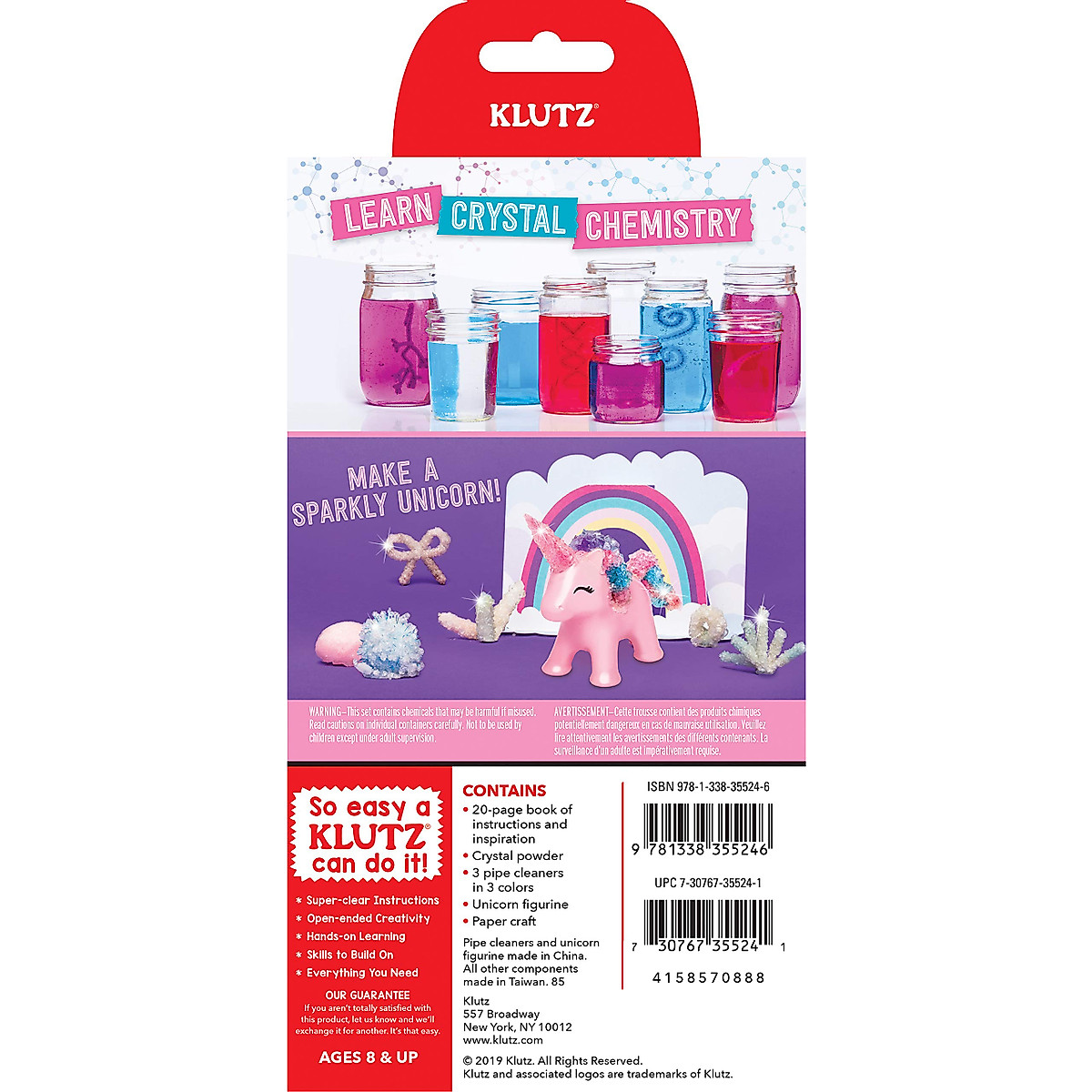 Klutz Crystal Unicorn Craft & Science Kit