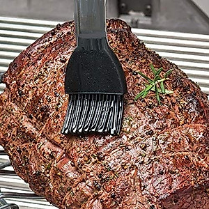 Duke Grills Omaha Large Silicone Basting Brush - 15” Pastry Brush/BBQ Brush for Kitchen or Grill - Cooking Baster for Butter, Sauce, Marinade, Oil - Dishwasher Safe