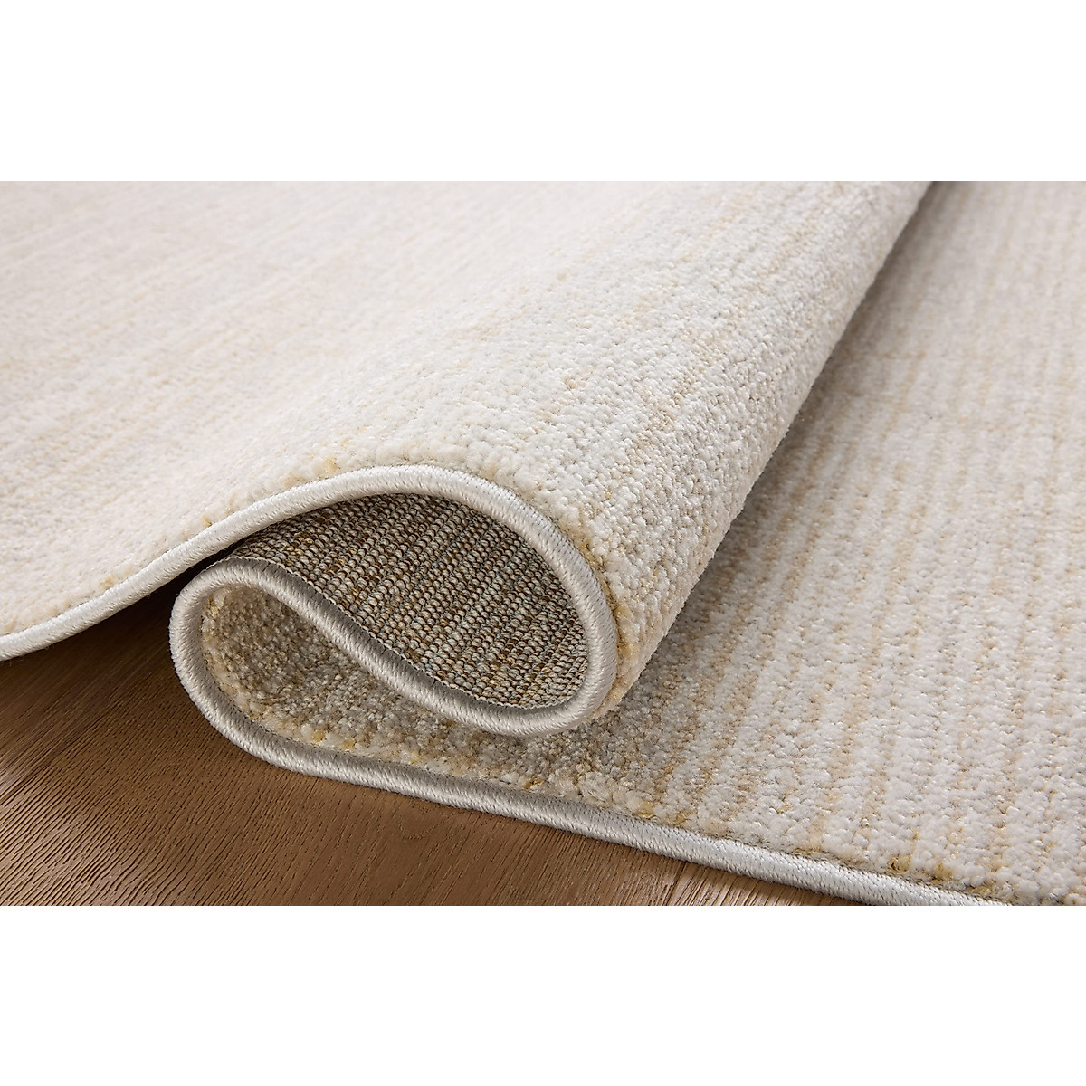 Loloi II Kamala Collection KAM-03 Natural/Mist 2'-7" x 12'-0" Runner Rug