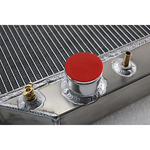 COOLINGBEST 4 Row Aluminum Radiator for 1966-1979 Ford Bronco F100 F150 F250 F350 F500 L6 V8 GAS Radiators 1967 1968 1969 1970 1971 1972 1973 1974 1975 1976 1977 1978