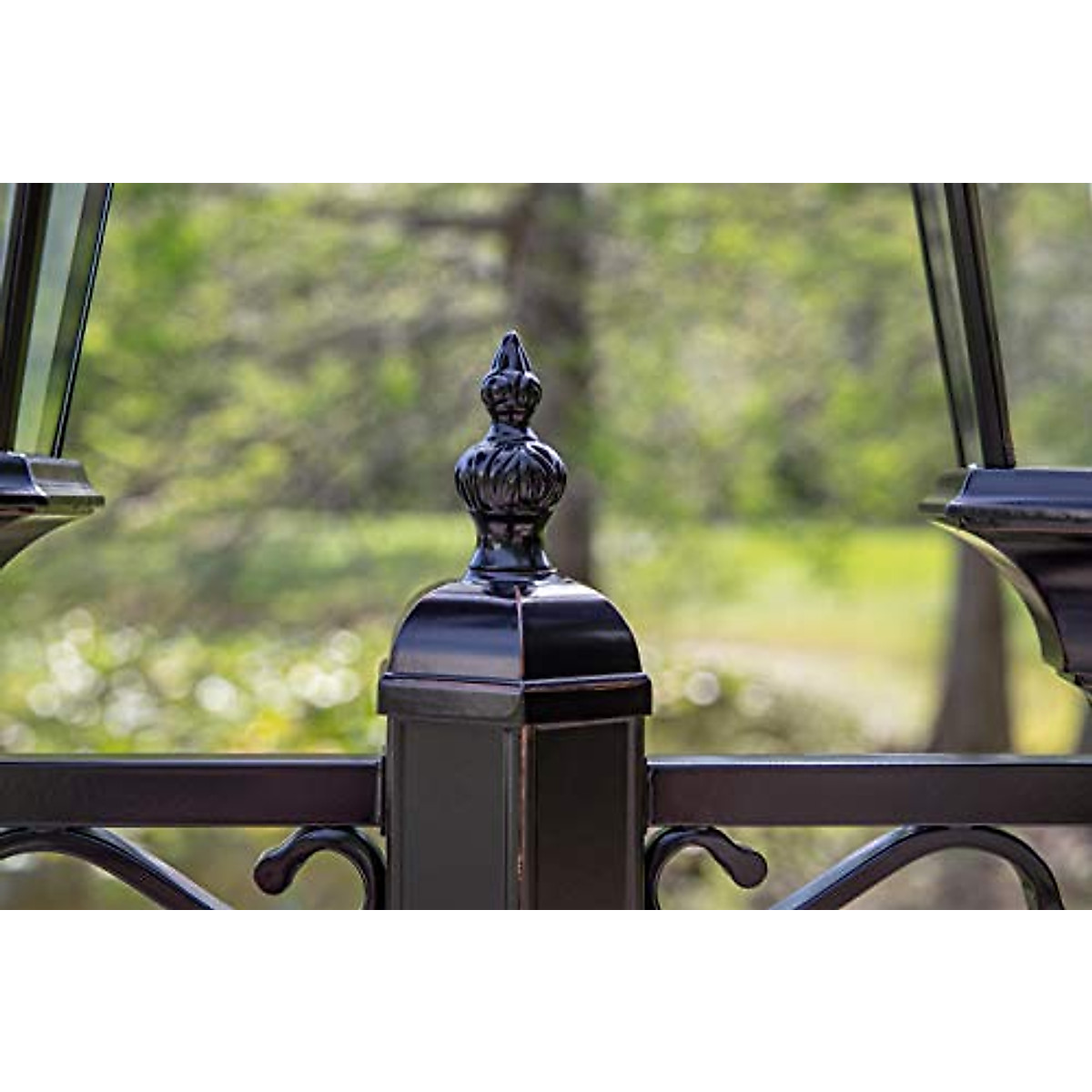 Kenroy Home 93434ORB Villa Lanterns, 2 Light Portable Post, Oil Rubbed Bronze
