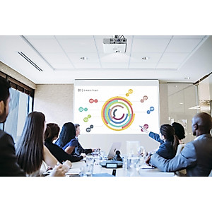 Epson PowerLite L200W 3LCD WXGA Long-Throw Laser Projector with Built-in Wireless and Miracast