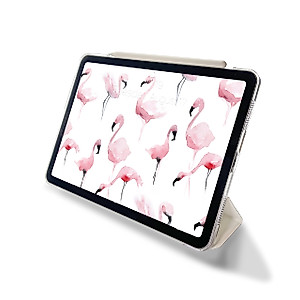 Pink Flamingos case Compatible with All Generations iPad Air Pro Mini 5 6 11 inch 12.9 10.9 10.2 9.7 7.9 Cover Slim Smart Stand auto Wake/Sleep 03 (12.9" Pro 3/4/5 gen)