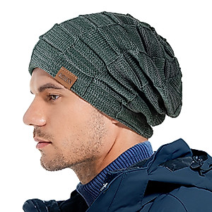REDESS Beanie Hat for Men and Women Winter Warm Hats Knit Slouchy Thick Skull Cap