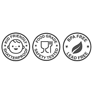 KLIFA- TAOS- Acrylic Bathroom Canisters, Plastic Organizer for Vanity/Table, Shatter-proof, BPA-Free, Great for Cotton Swabs, Cotton Balls, Flossers, Makeup Sponges, candies, snacks, and more.