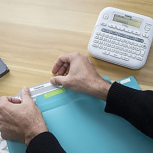 Brother P-Touch PTD220 Home/Office Everyday Label Maker | Prints TZe Label Tapes up to ~1/2 inch, White