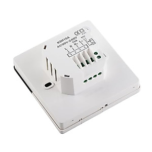 AC90V‑240V Digital Thermostat Floor Heating Thermostat Gas Boiler Temperature Controller 5-60℃ LCD Display APP Control NTC Programmable for Hotels Villas Apartments Office