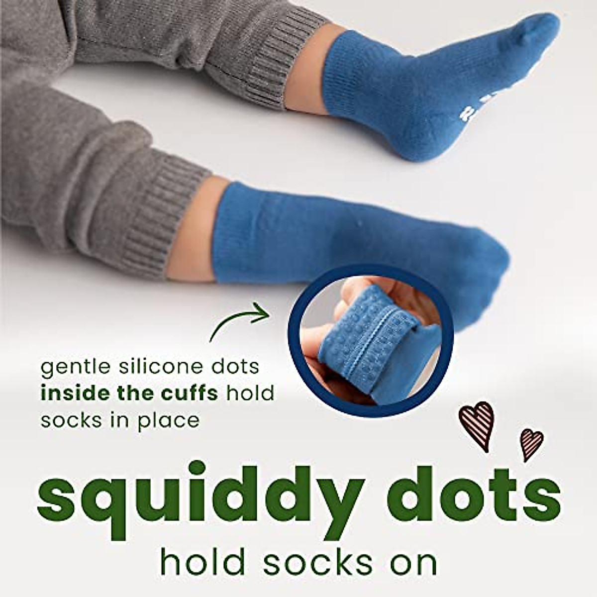 squid socks Viscose from Bamboo Socks | 0-6M, 6-12M, 12-24M, & 2T-3T | Socks that Stay On | As Seen on Shark Tank | Colby