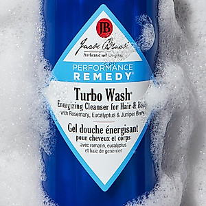 Jack Black Turbo Wash Energizing Cleanser for Hair & Body - Mens Body Wash and Shampoo, Mens Shampoo and Body Wash, Men's Body Wash, Jack Black Body Wash for Men, Jack Black Shampoo for Men, 33 Fl Oz