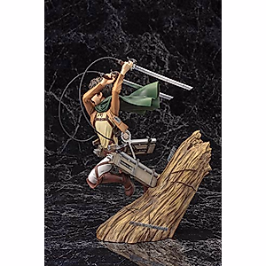 Kotobukiya Attack On Titan: Eren Yeager (Renewal Package Variant) ArtFX J Statue, Multicolor