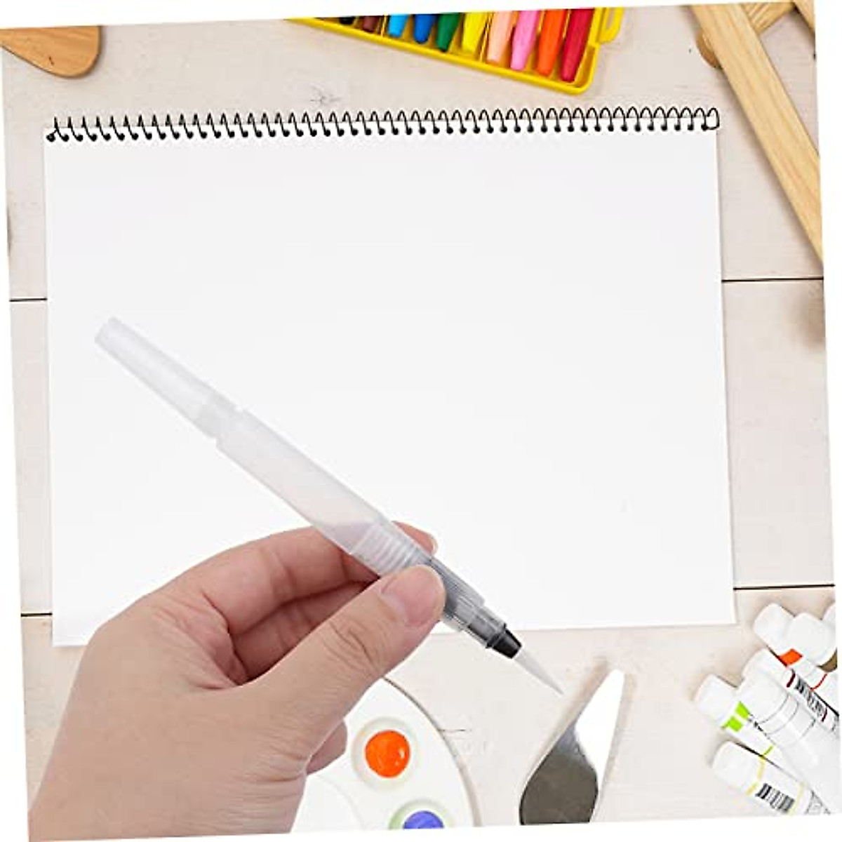 Suit 10pcs Paint Brushes Set Bulk Pencils Travel Set Pencils in Bulk Water Coloring Brush Set Refillable Flat Pen Writing Brush Water Brush Set of Brushes Colored Watercolor Brush