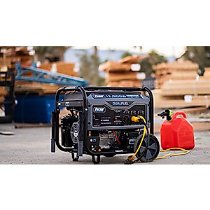 Pulsar G12KBN Heavy Duty Portable Dual Fuel Generator - 9500 Rated Watts & 12000 Peak Watts - Gas & LPG - Electric Start - Transfer Switch & RV Ready - CARB Compliant