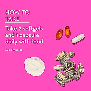 HUM Runway Ready Set - Support for Strong Hair, Skin and Nails - Vitamin Pack Blend of Vegan Biotin, Black Currant Seed Oil & Sunflower Seed Oil - Healthy Hair, Nails & Skin Vitamins (30 Day Supply)